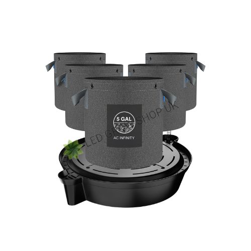 AC Infinity Fabric Pots and Base Combo – LED GROW SHOP UK
